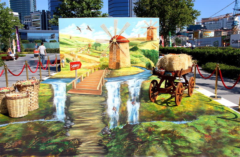 4D Gemälde für ÜLKER IN ISTANBUL - Manfred Stader